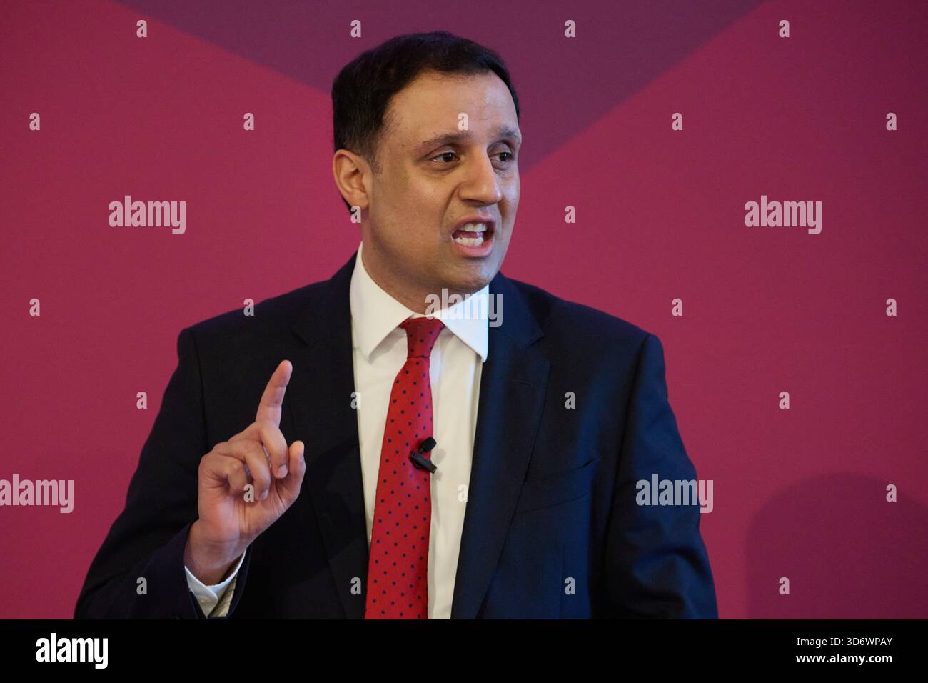 Edinburgh Scotland, UK 22 November 2025. Scottish Labour leader Anas ...