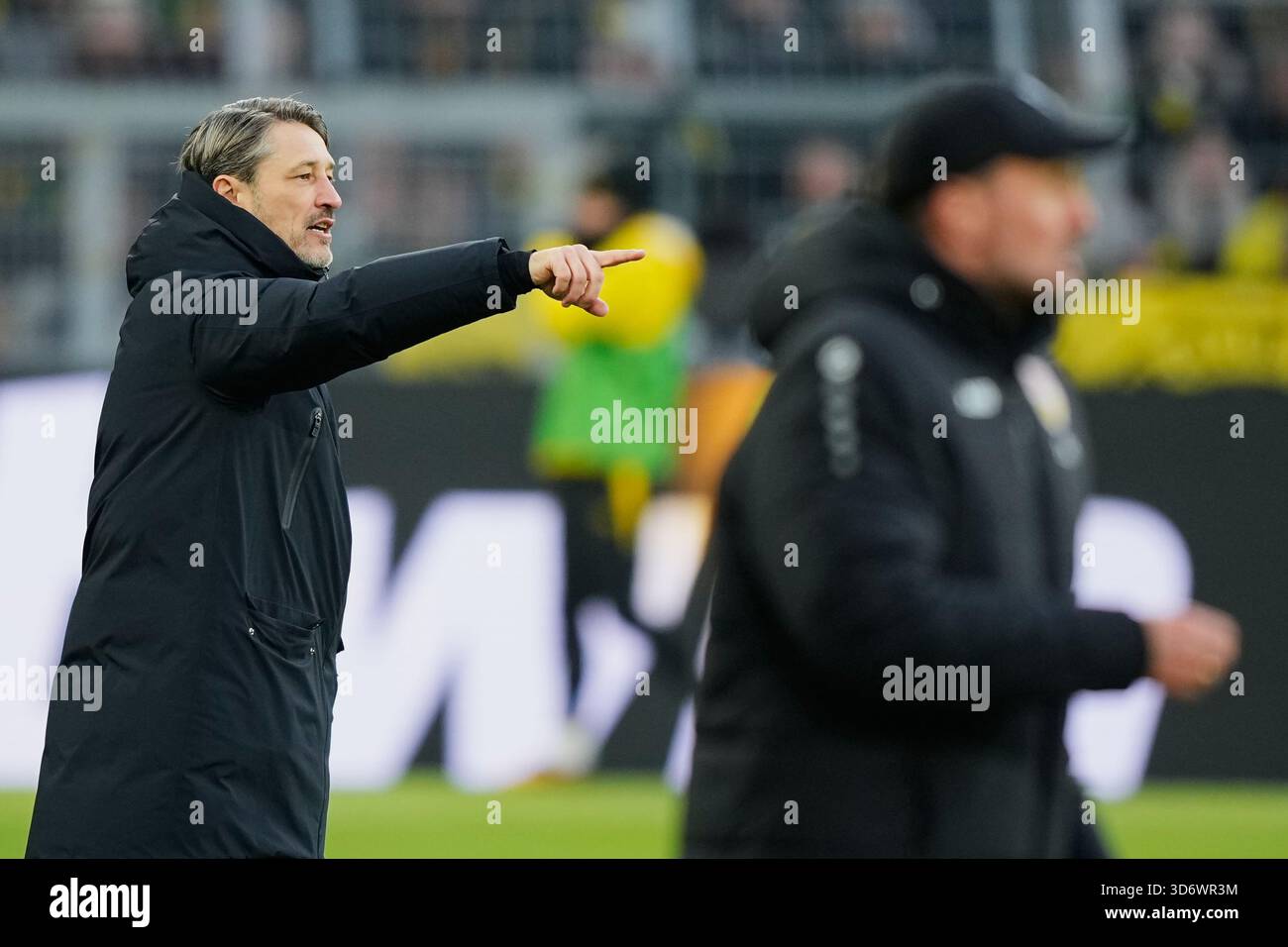 Dortmund's head coach Nico Kovac gestures during the German Bundesliga ...