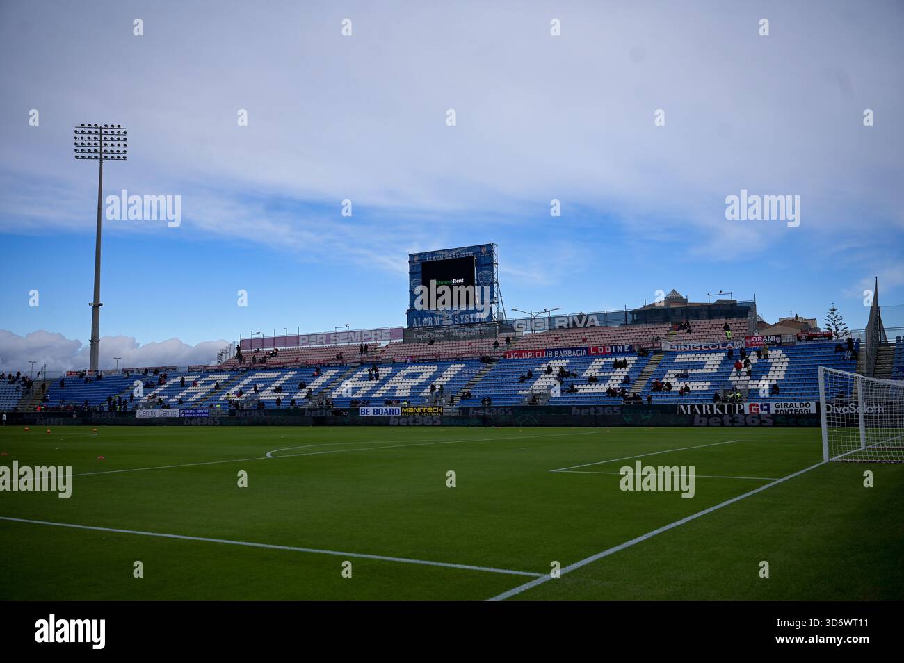 Cagliari Calcio stadium prior the Serie A soccer match between Cagliari ...