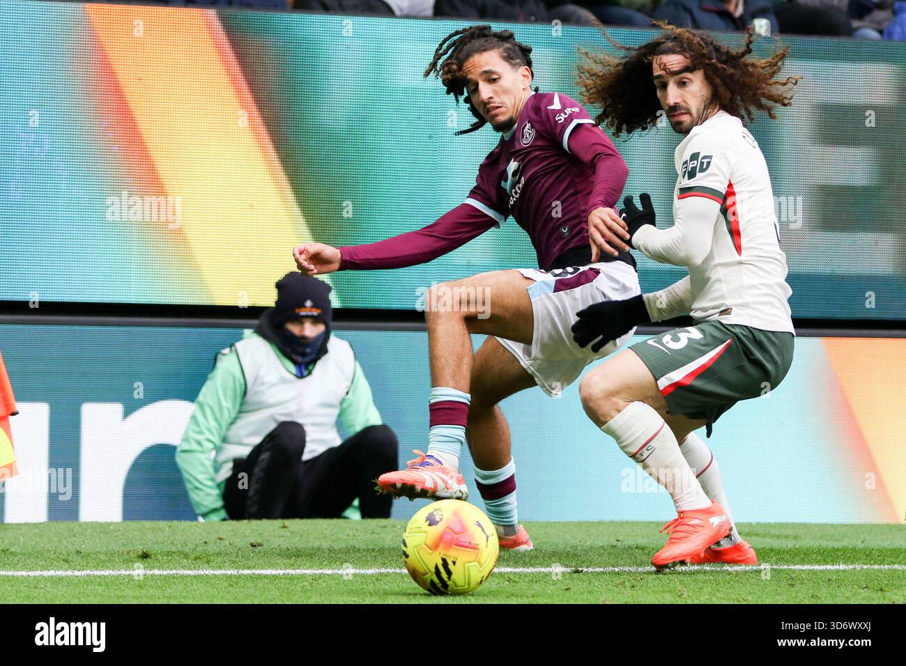 hannibal (28 Burnley) controls the ball during the Premier League match ...