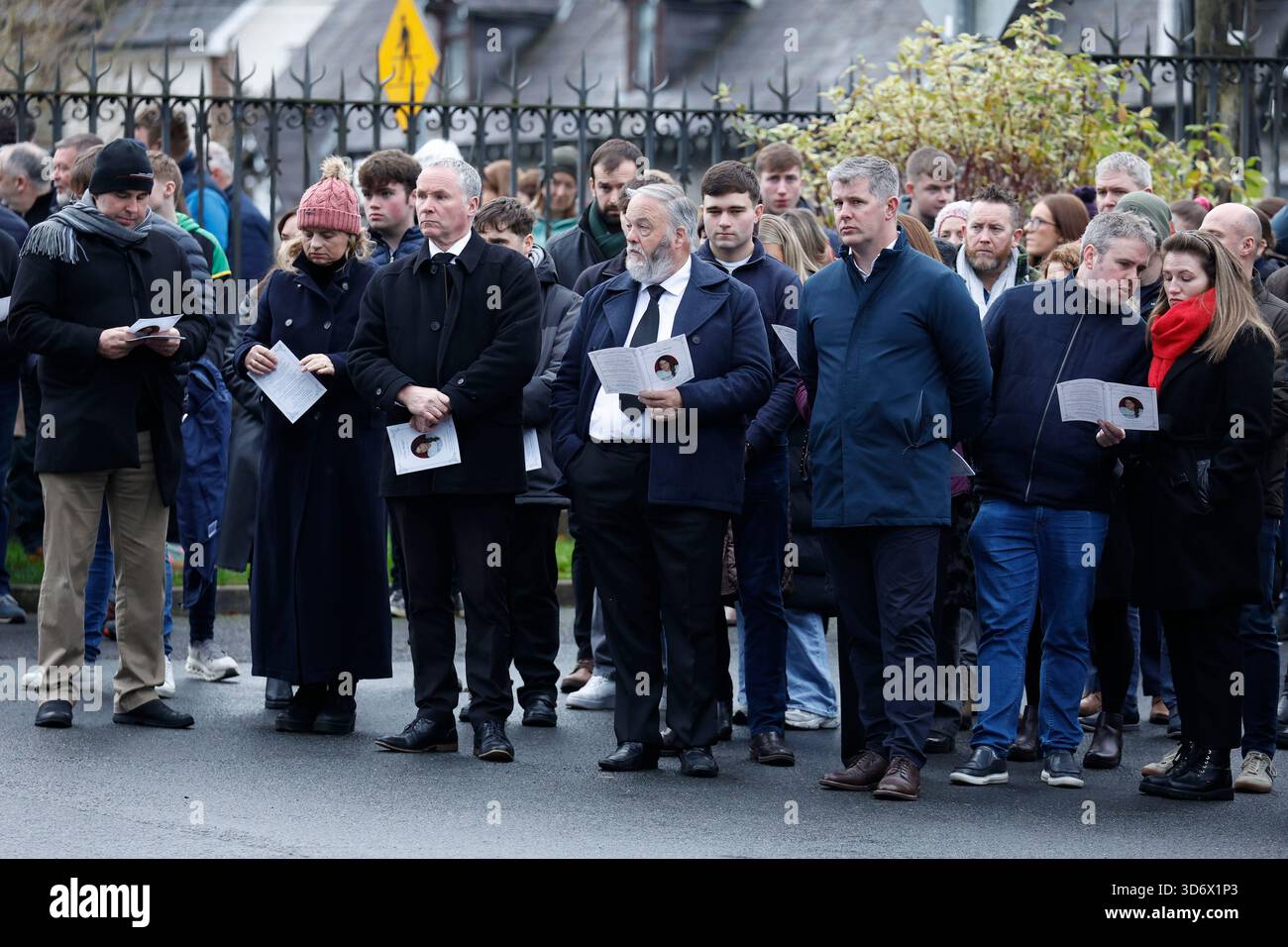 Mourners arrive for the funeral of Chloe McGee at St Joseph's Church in ...