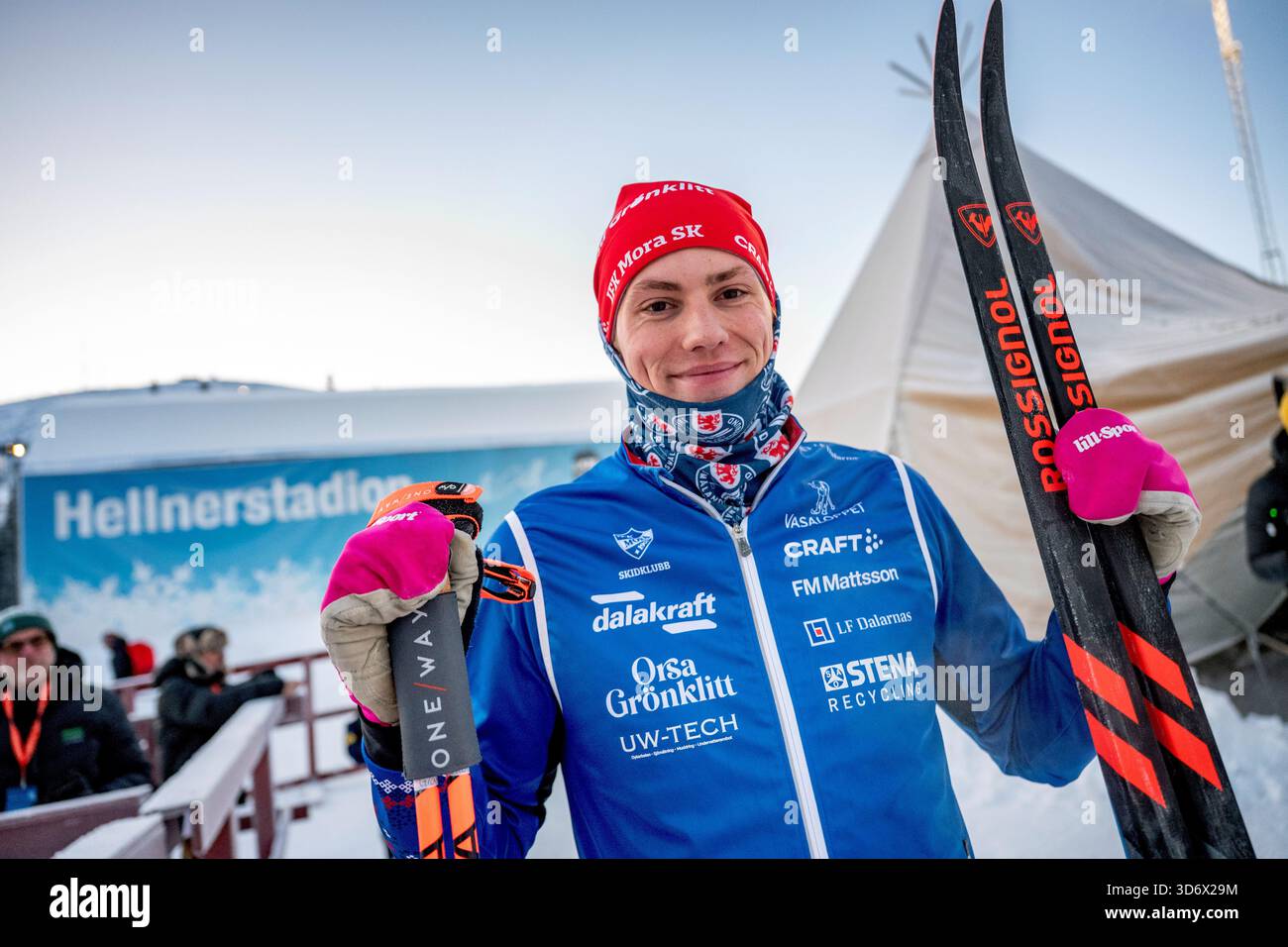 GÄLLIVARE, SWEDEN 20251121 Sweden's #Anton Grahn wins the final in the ...