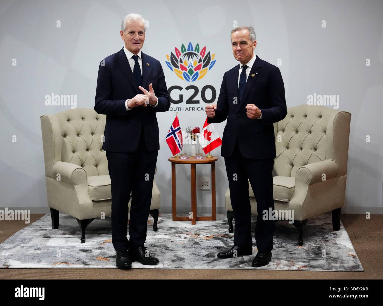 Prime Minister Mark Carney takes part in a bilateral meeting with Prime ...