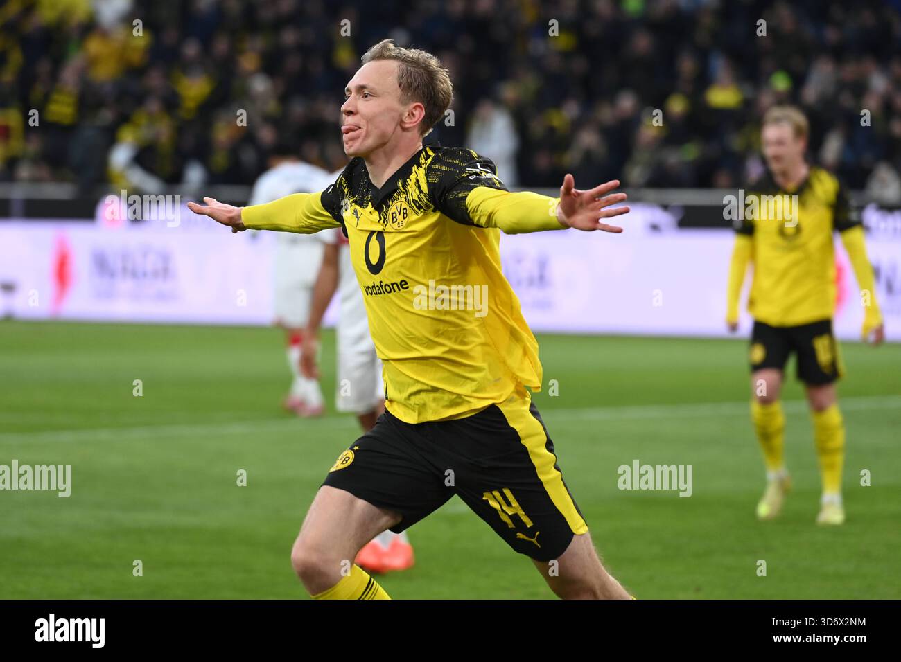 Maximilian BEIER (DO) celebrates after his goal for 2-0, celebration ...