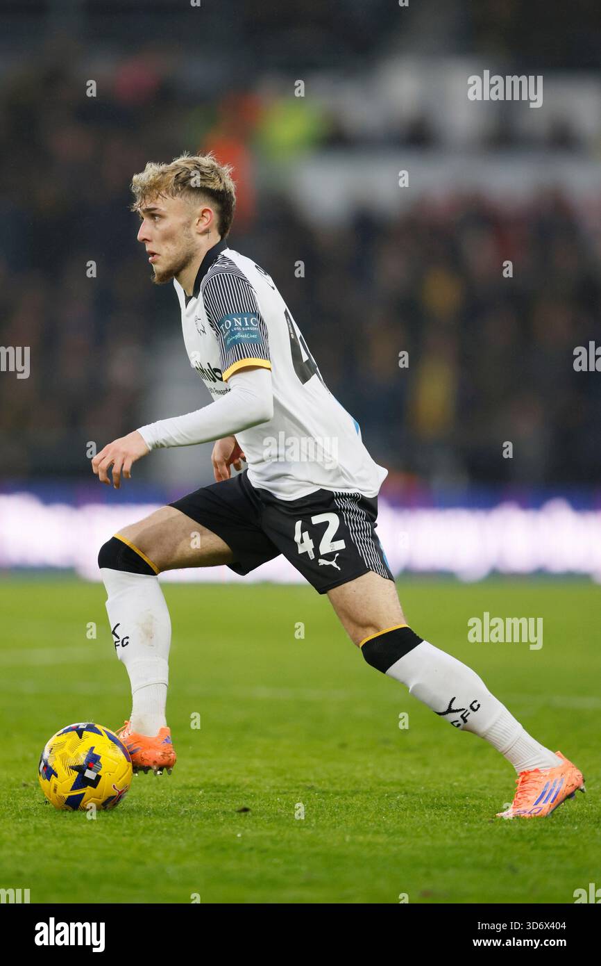 Derby County's Bobby Clark during the Sky Bet Championship match at ...