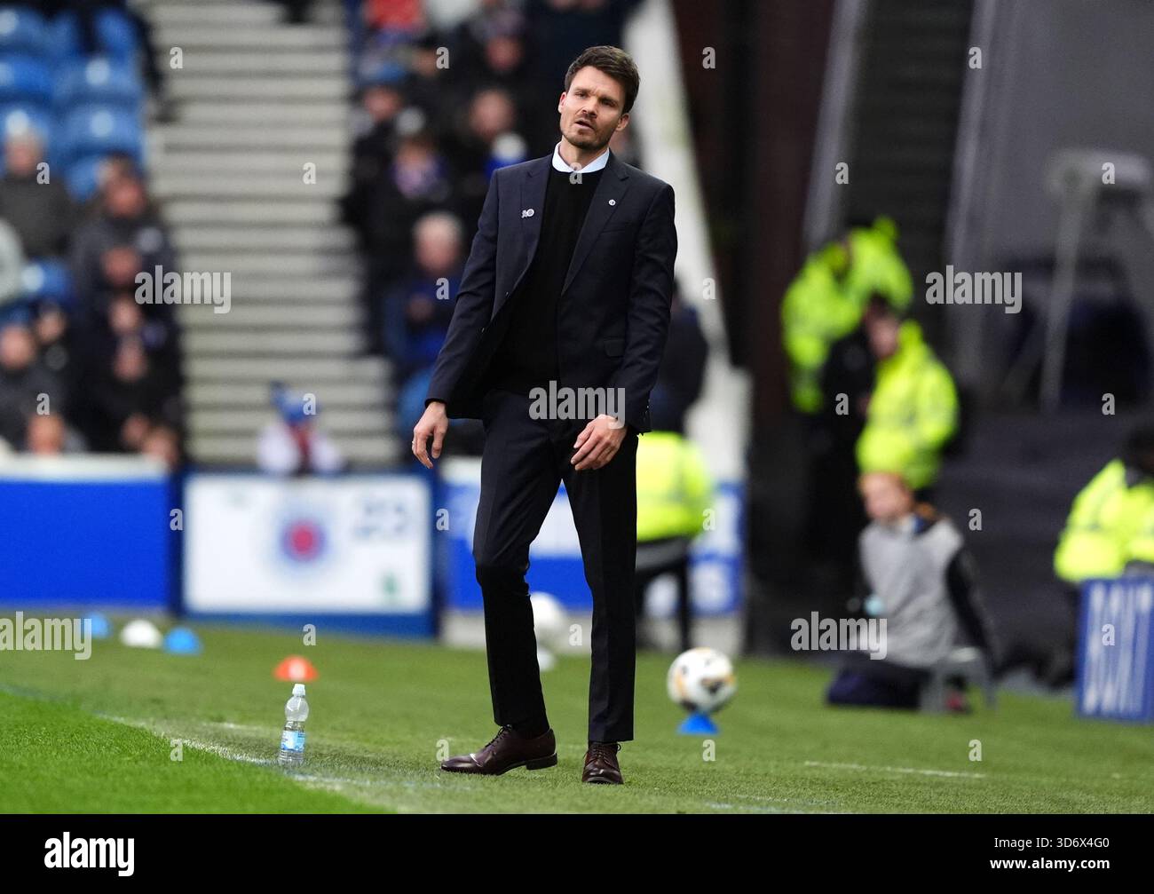 Rangers manager Danny Rohl during the William Hill Premiership match at ...
