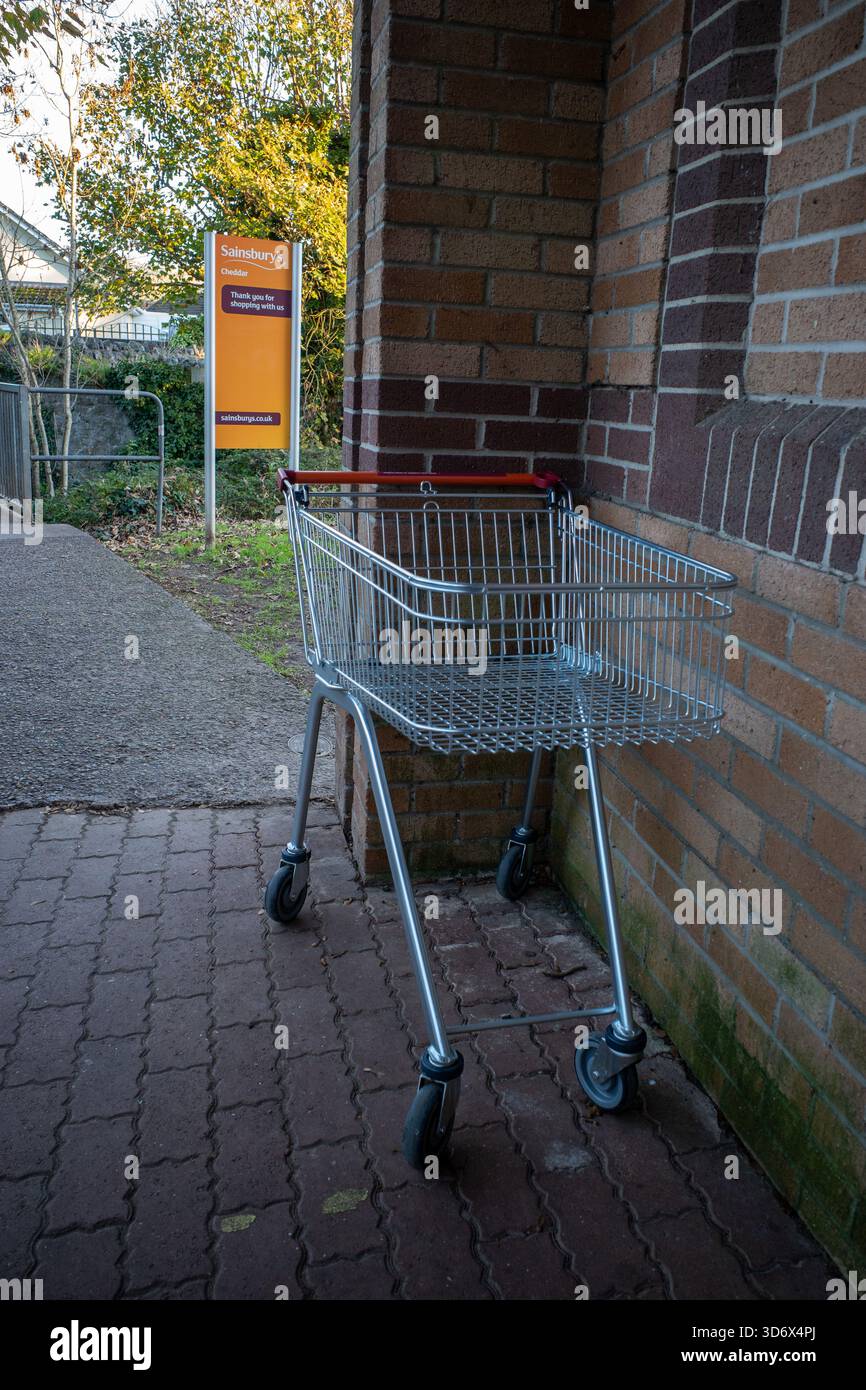 November 2025 - Trolley left outside at Sainsbury's supermarket in ...