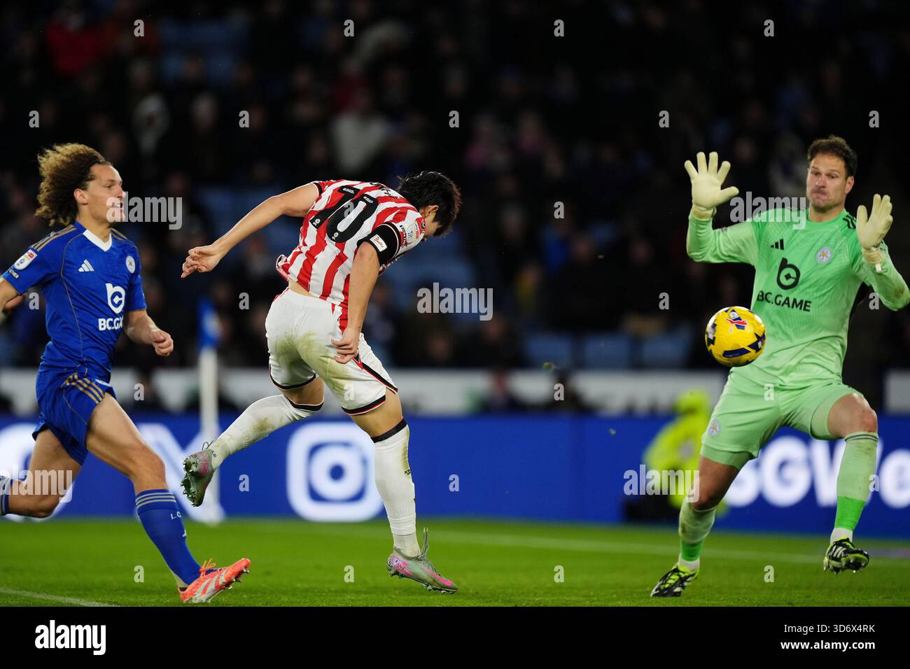 Stoke City's Bae Jun-Ho scores their side's first goal during the Sky ...