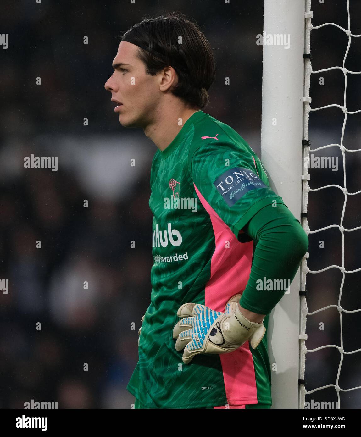 Jacob Widell Zetterstron of Derby County seen during the EFL ...