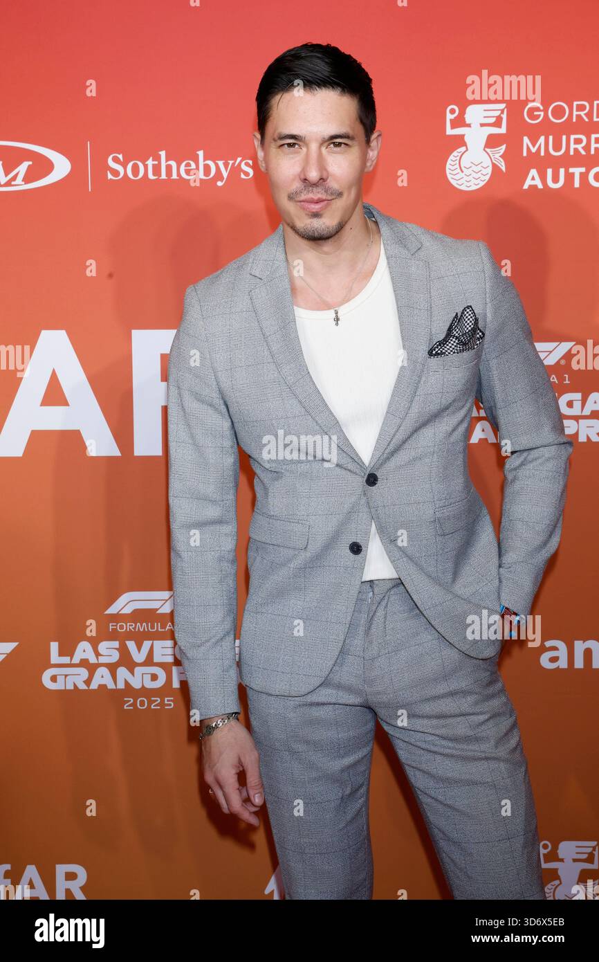 Lewis Tan arrives at amfAR Las Vegas 2025 at Wynn Las Vegas in Las ...