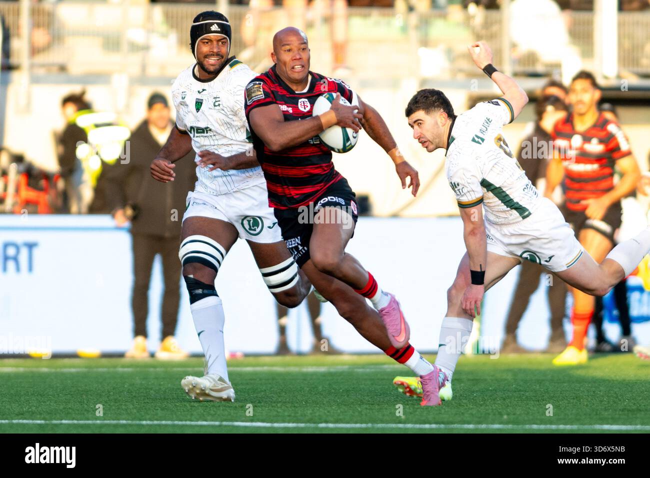 Teddy Thomas of Toulouse during the French championship Top 14 rugby ...