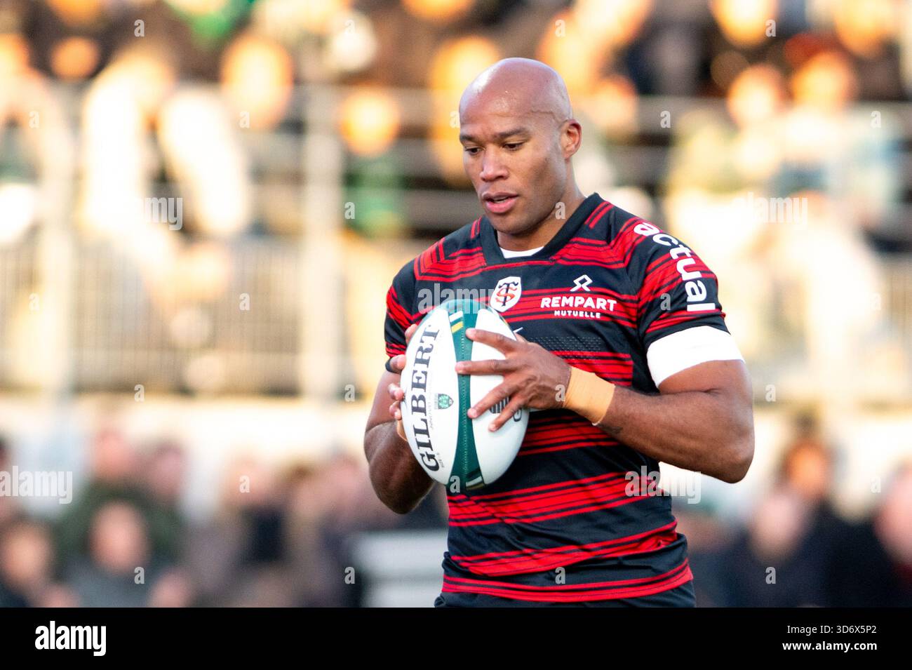 Teddy Thomas of Toulouse during the French championship Top 14 rugby ...