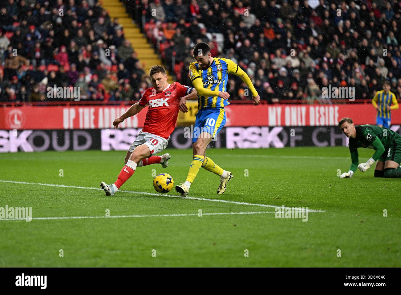 London, England, 22nd November, 2025: Finn Azaz of Southampton scores a ...