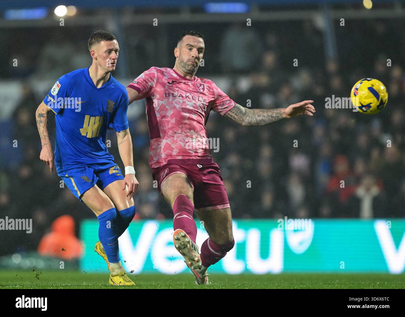 Birmingham City's Jay Stansfield scores his sides fourth goal during ...
