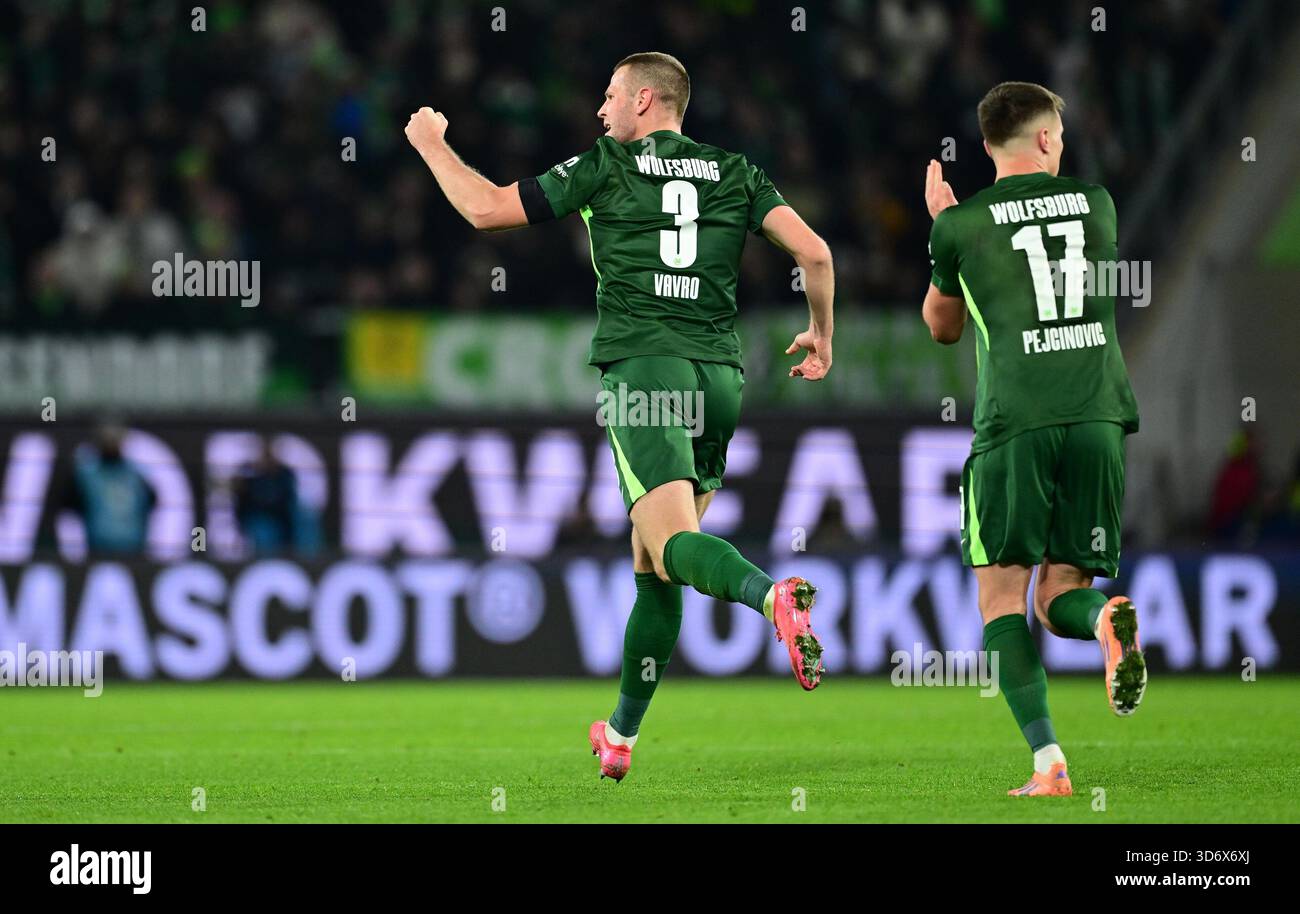 1:3 Goal, celebration, from left: goal scorer Danis Vavro, Dzenan ...