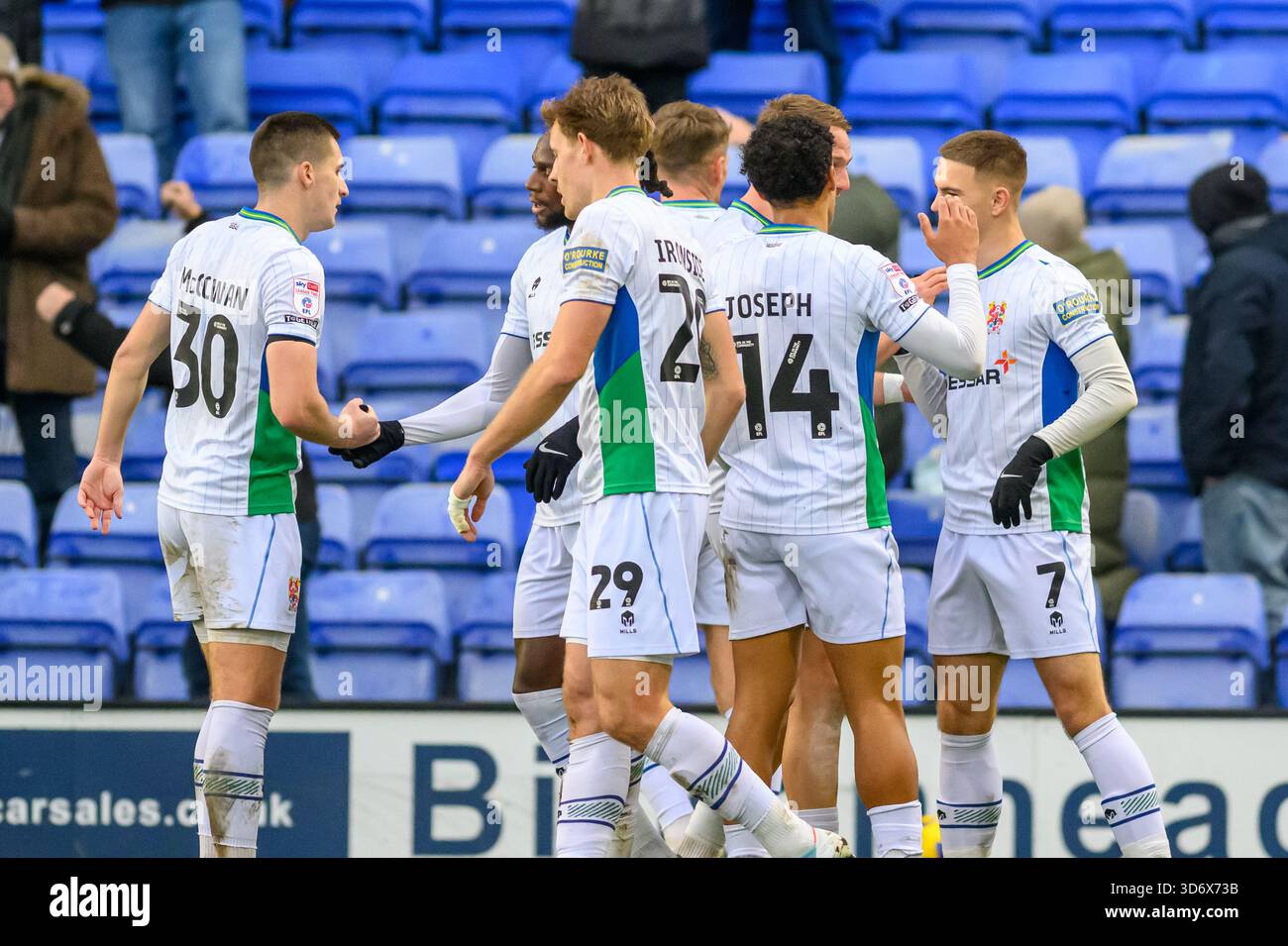 Charlie Whitaker of Tranmere Rovers FC celebrates scoring his side's ...