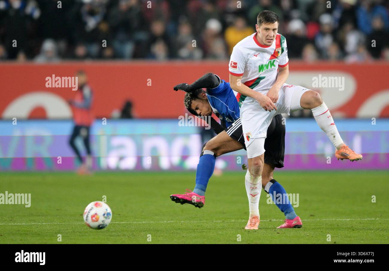 from left Ransford-Yeboah Koenigsdoerffer (HSV Hamburg), Keven ...