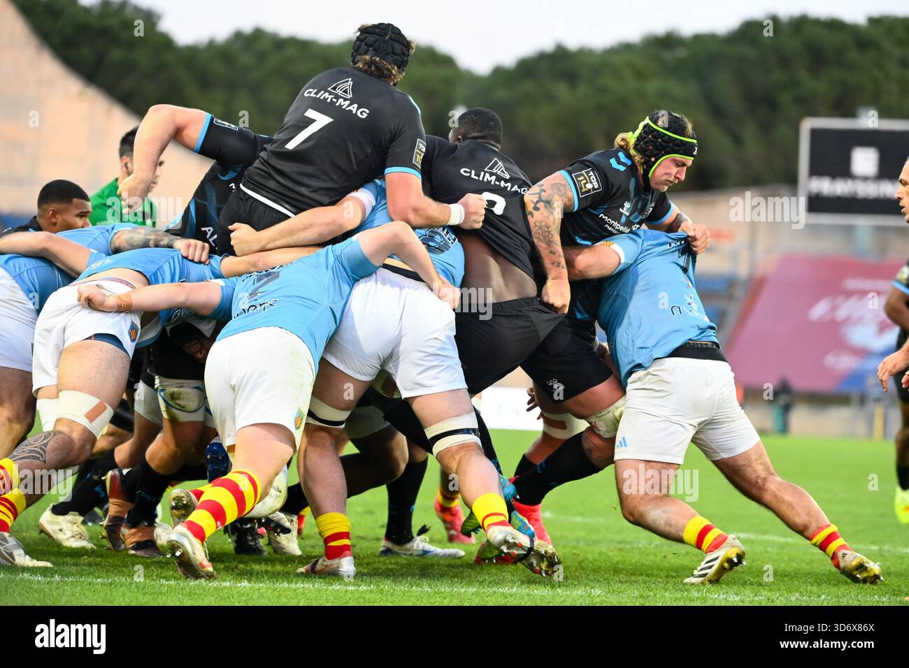 Bastien CHALUREAU of Montpellier during the Top 14 match between ...