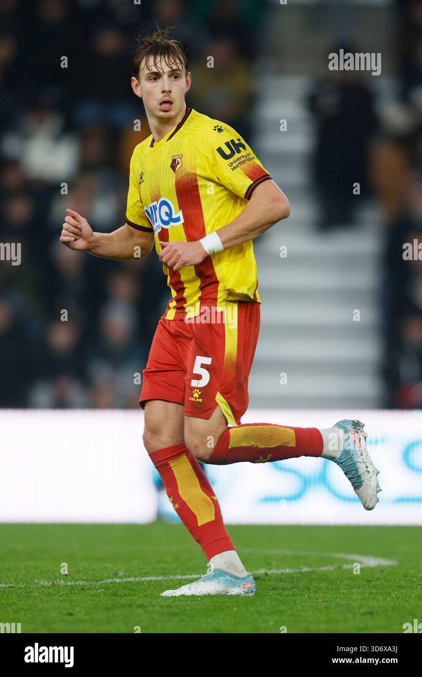 Watford's Hector Kyprianou during the Sky Bet Championship match at ...