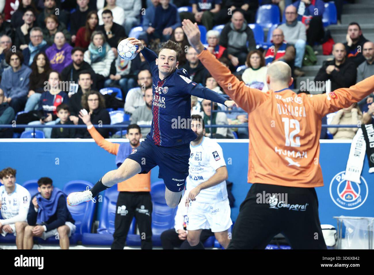 Sindre Heldal of Paris Saint-Germain Handball during the Liqui Moly ...