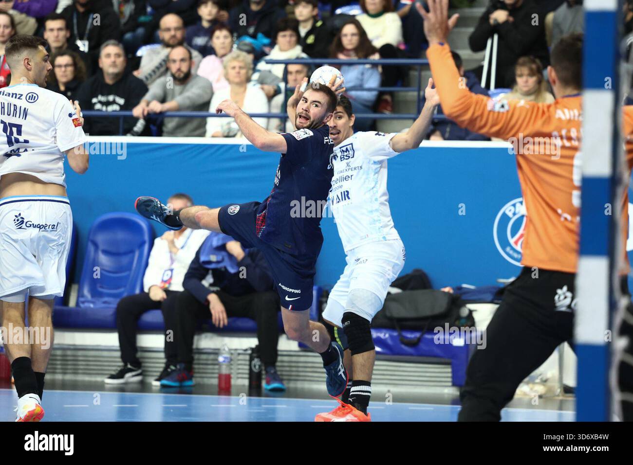 Luc Steins of Paris Saint-Germain Handball during the Liqui Moly ...