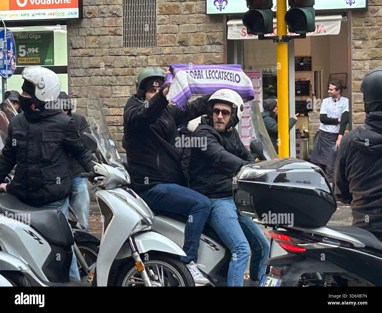 Artemio Franchi Stadium, Florence, Italy - Fiorentina fans marching ...