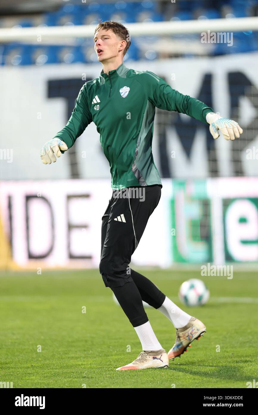 TSV Egger Glas Hartberg and SV Oberbank Ried. High-intensity match ...