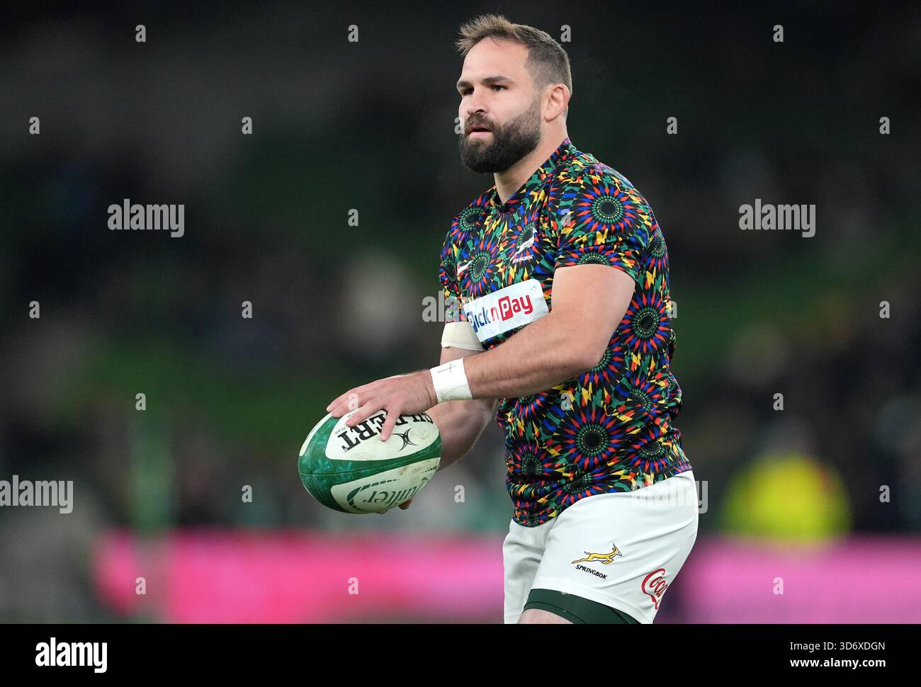 South Africa's Cobus Reinach warming up ahead of the Quilter Nations ...