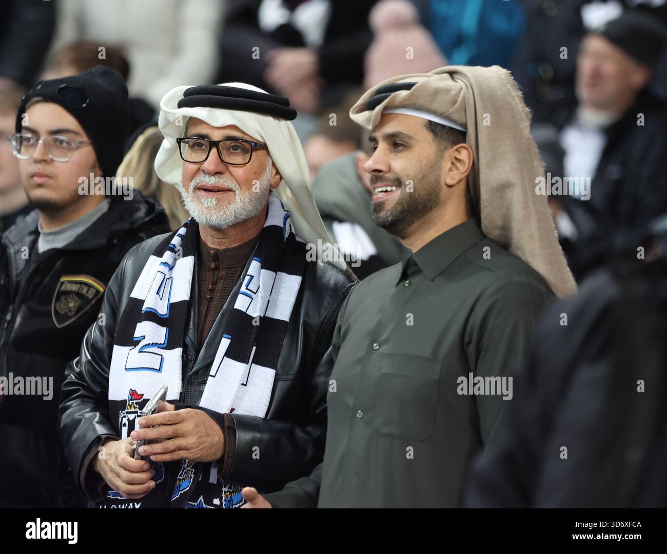 Newcastle Upon Tyne, England, 22nd November 2025. Fans during the ...