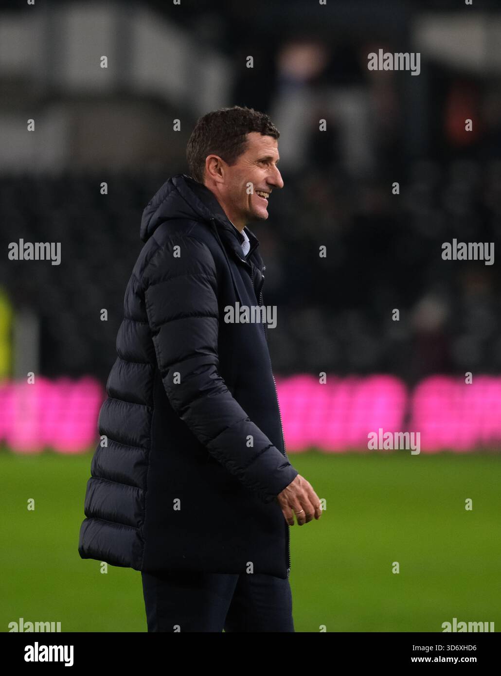 Watford FC Head Coach Javi Gracia at full time during the EFL ...
