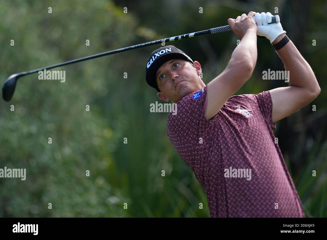 Doc Redman hits from the second tee during the third round of the RSM ...
