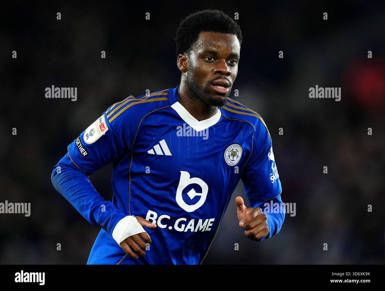 Leicester City's Stephy Mavididi during the Sky Bet Championship match at King Power Stadium ...