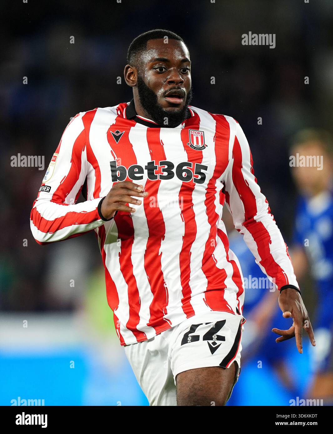 Stoke City's Junior Tchamadeu during the Sky Bet Championship match at ...