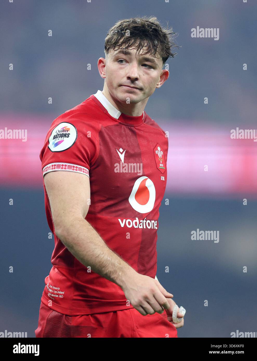 Wales' Dan Edwards during the Quilter Nations Series match at ...
