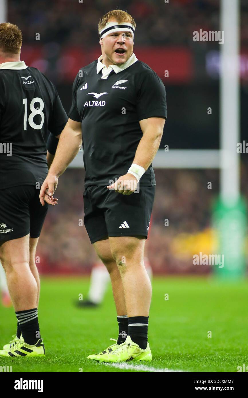 Ethan de Groot of New Zealand during the Quilter Nations Series 2025 ...