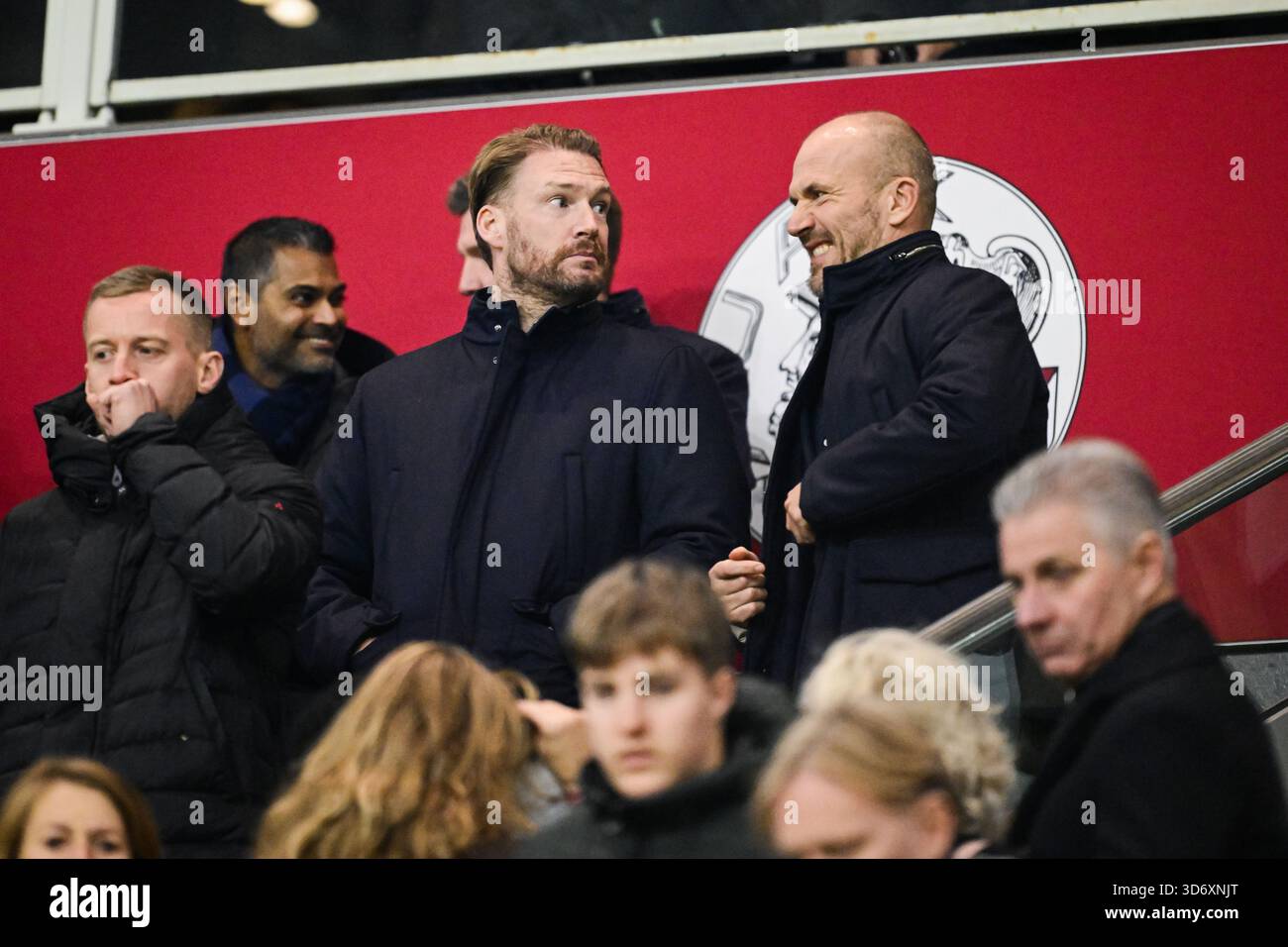 AMSTERDAM – (l-r) Ajax Director of Football Marijn Beuker, Ajax ...