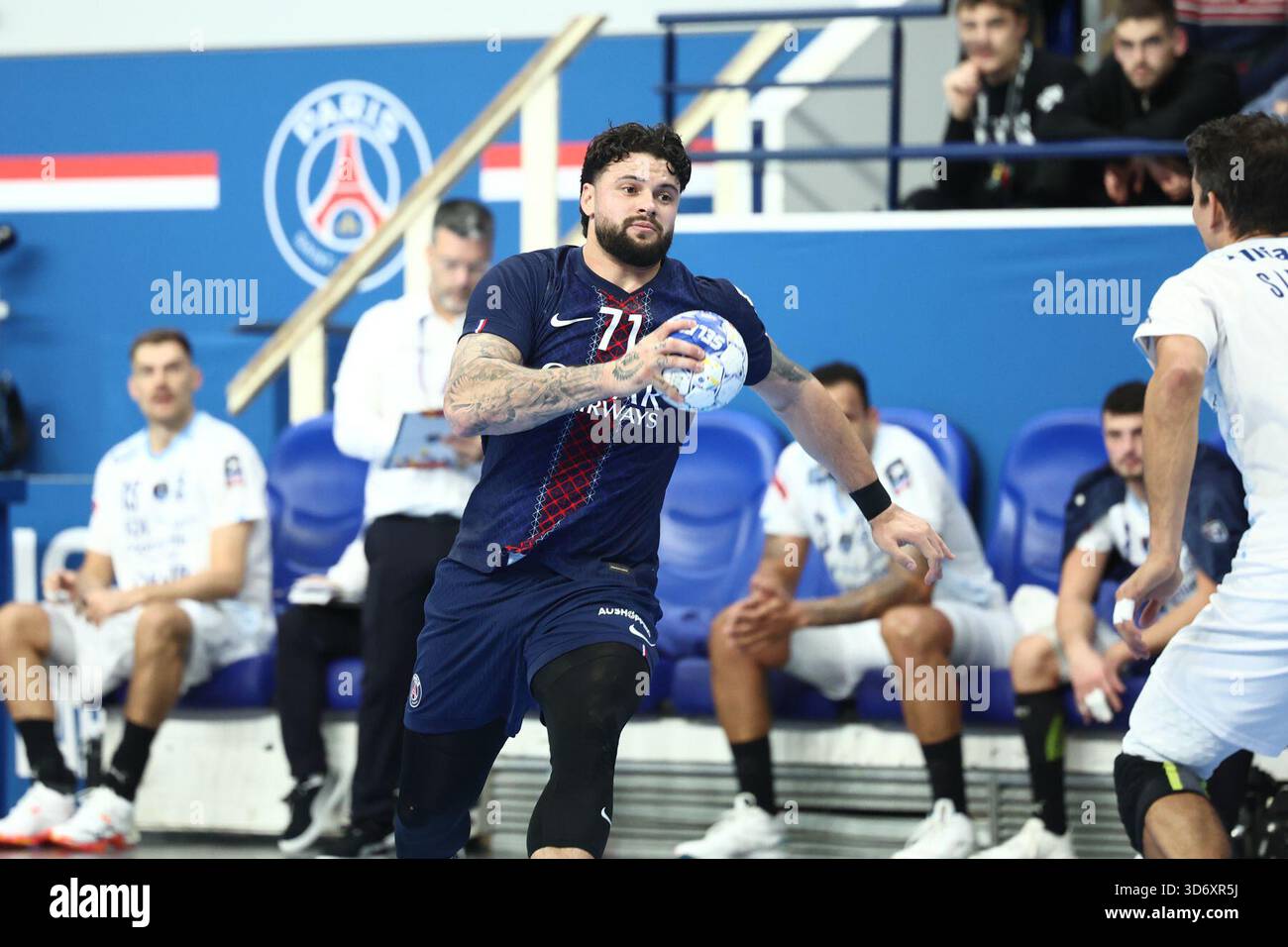 Elohim Prandi of Paris Saint-Germain Handball during the Liqui Moly ...