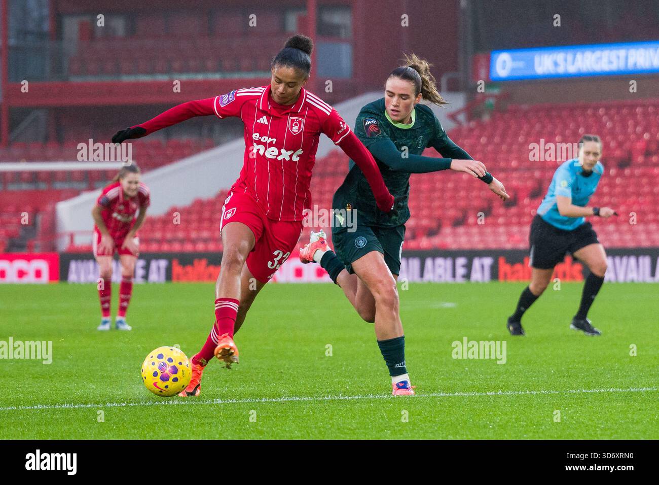 Nottingham, UK. 22nd November, 2025. Chantelle Boye-Hlorkah of ...