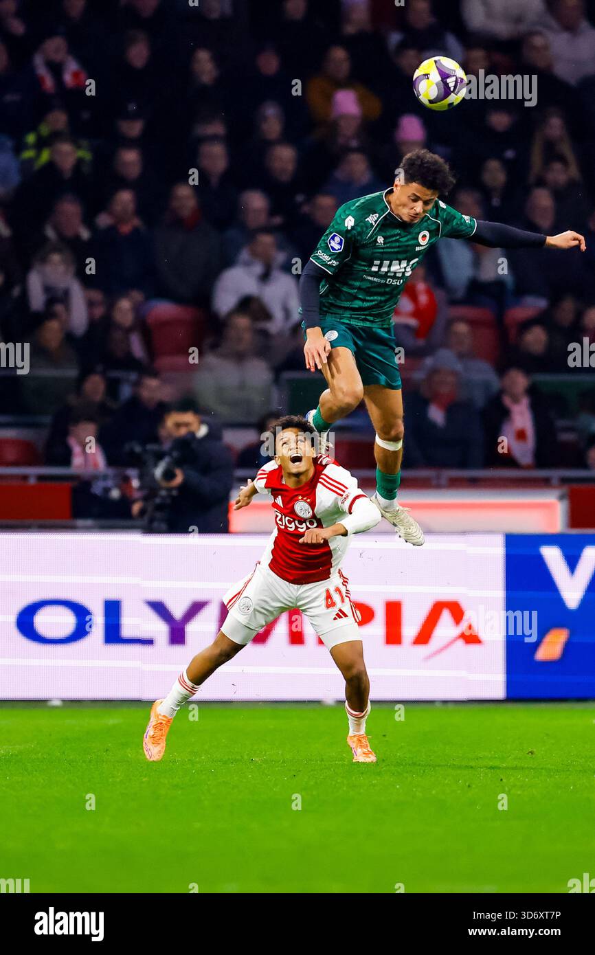 Amsterdam - Gerald Alders of AFC Ajax Amsterdam, Ilias Bronkhorst of ...