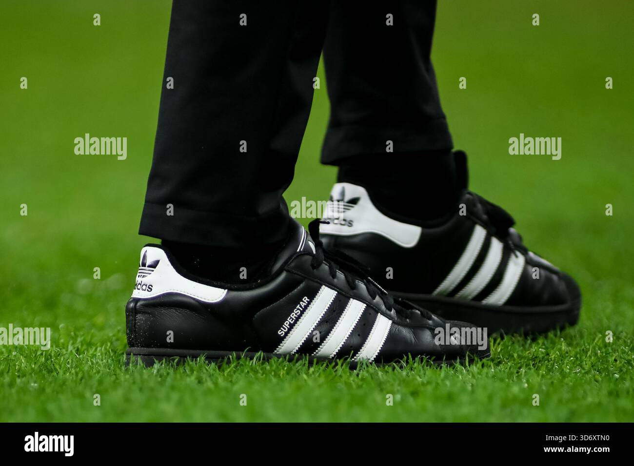 New Zealand Head Coach Scott Robertson’ footwear during the Quilter Nations Series 2025 match ...