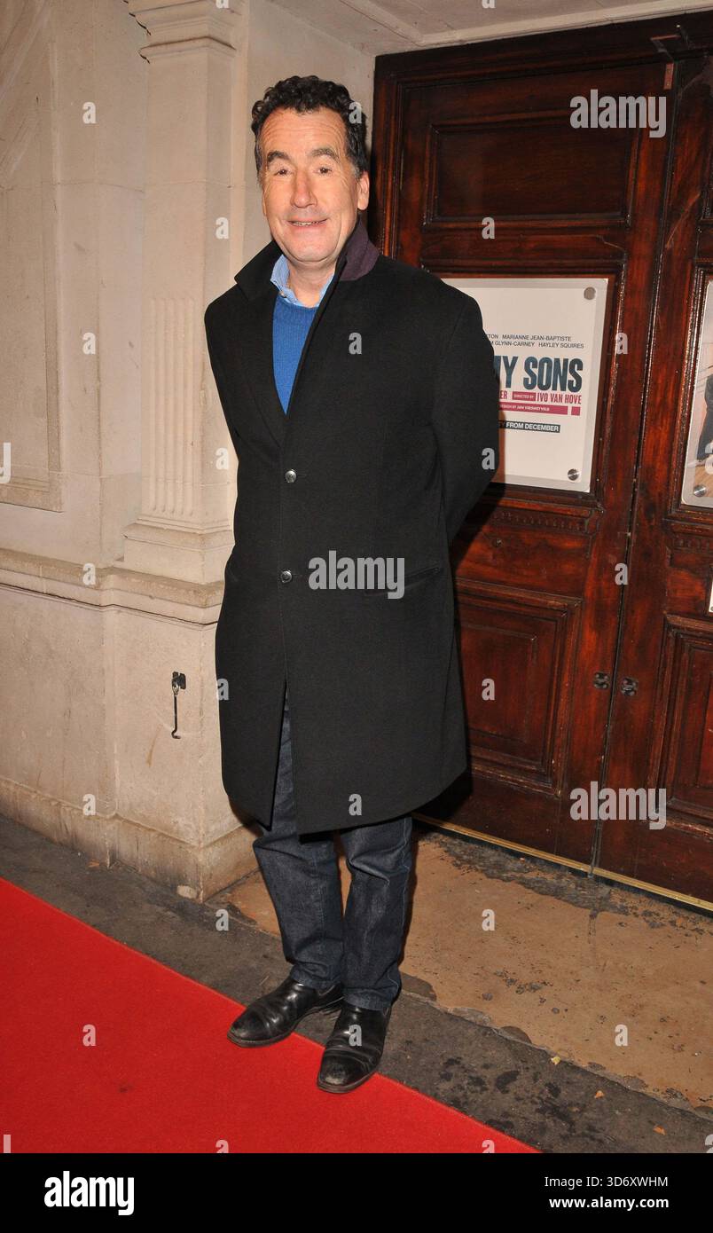 Tim McMullan at the "All My Sons" play press night, Wyndham's Theatre, Charing Cross Road, on ...
