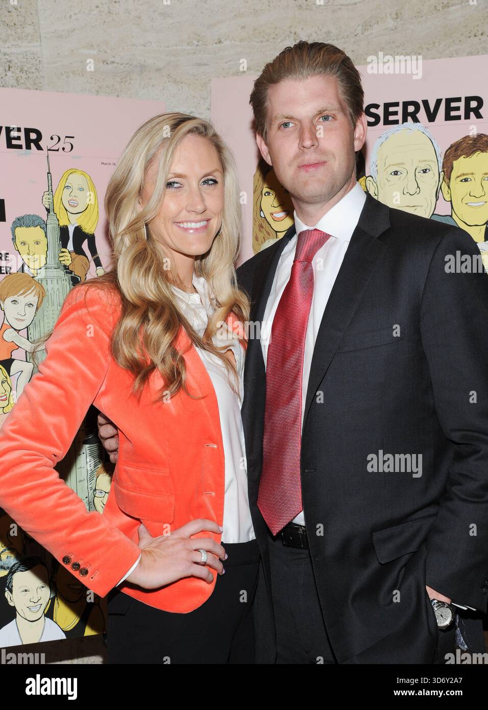 Eric Trump and Lara Yunaska attends The New York Observer's 25th ...