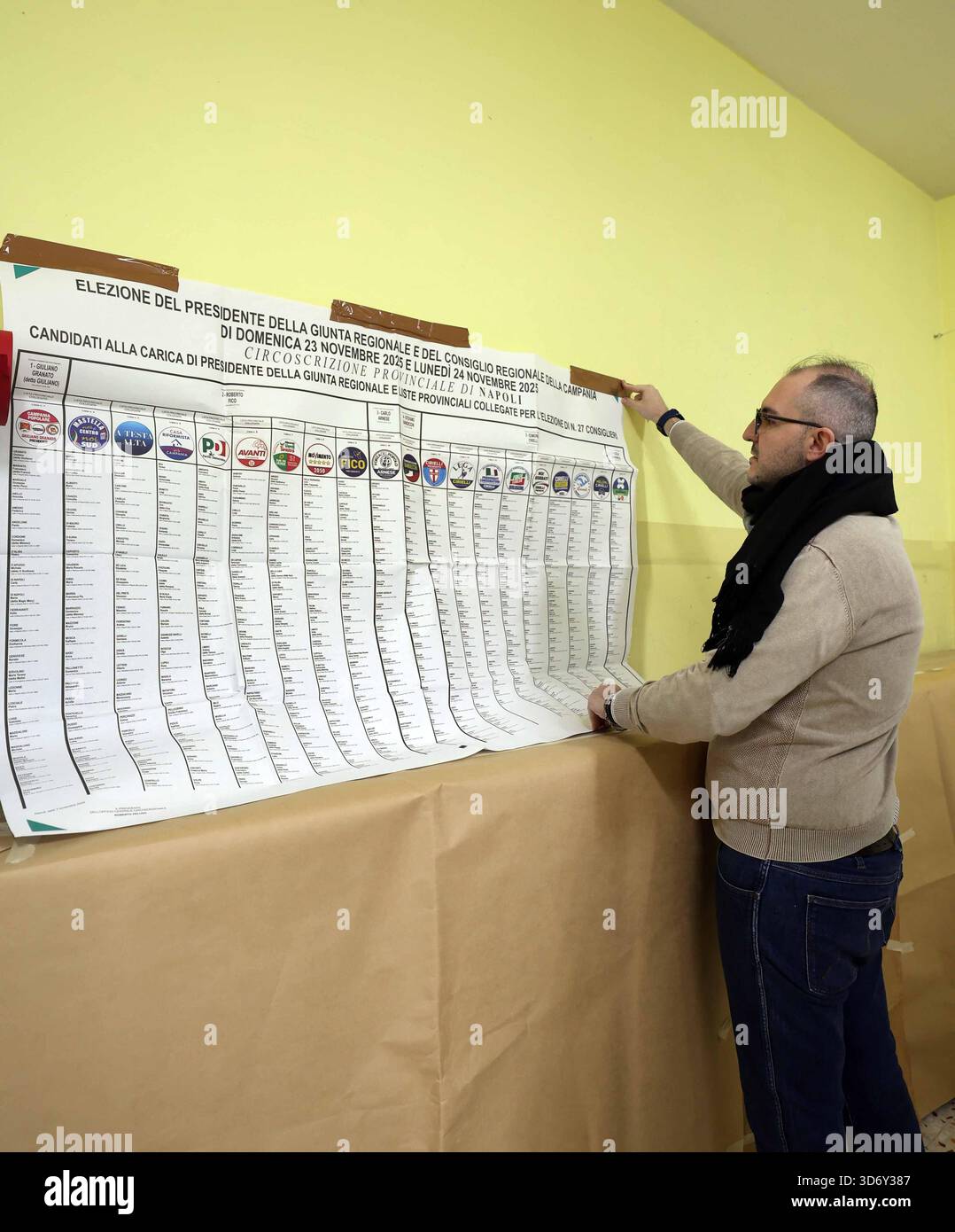 Naples, polling stations are preparing for the Campania regional ...