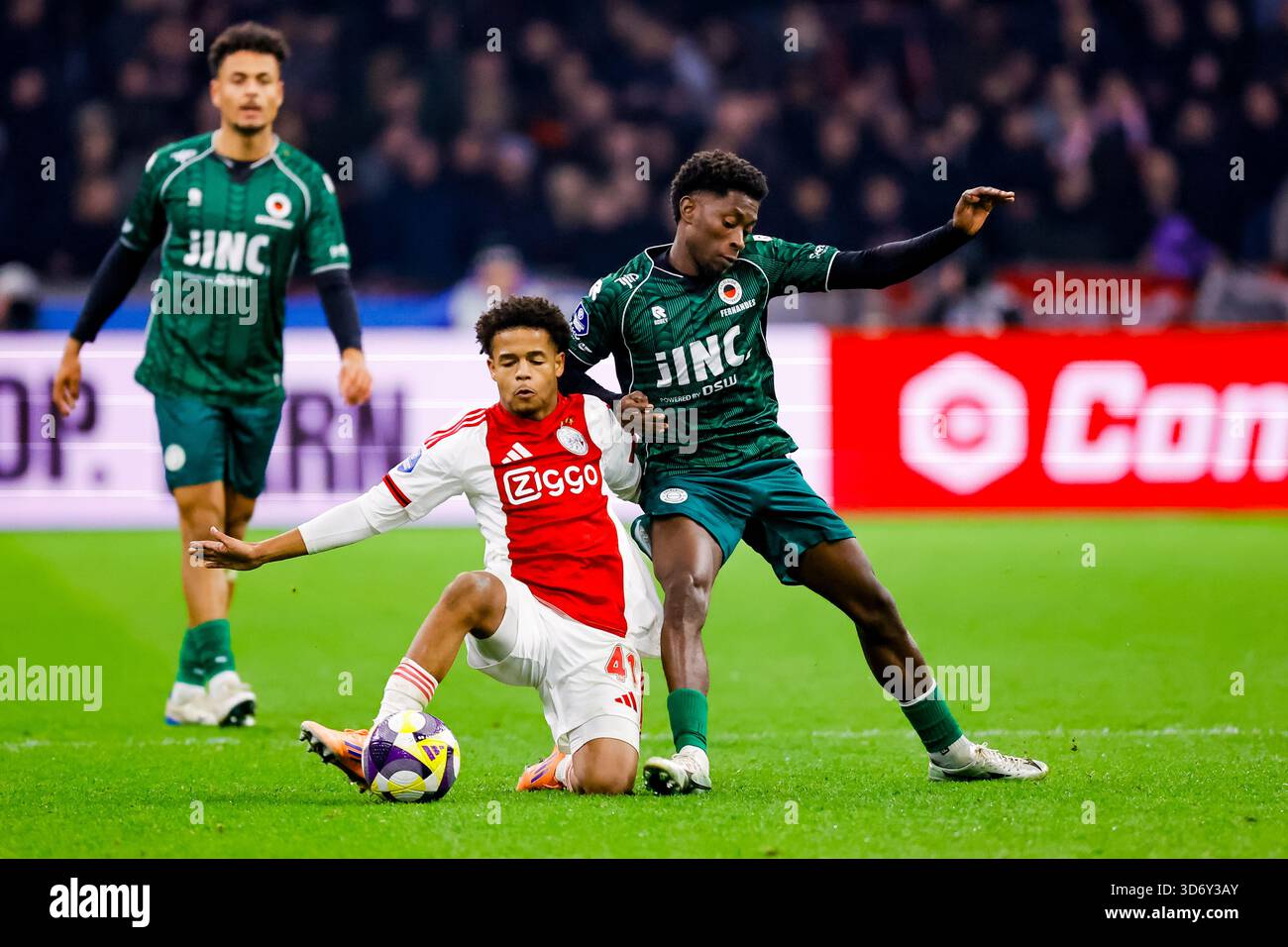 Amsterdam - Gerald Alders of AFC Ajax Amsterdam, Derensili Sanches ...