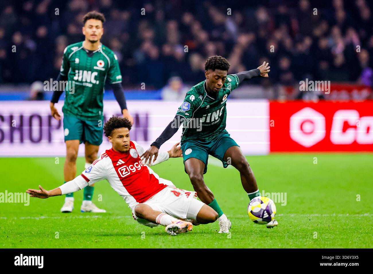 Amsterdam - Gerald Alders of AFC Ajax Amsterdam, Derensili Sanches ...