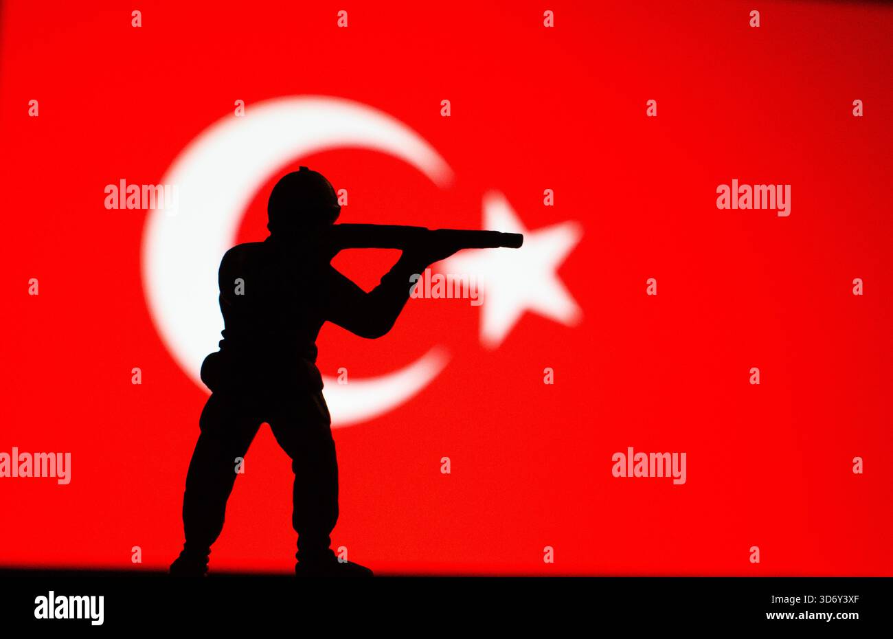 Turkish soldiers national flags hi-res stock photography and images - Alamy