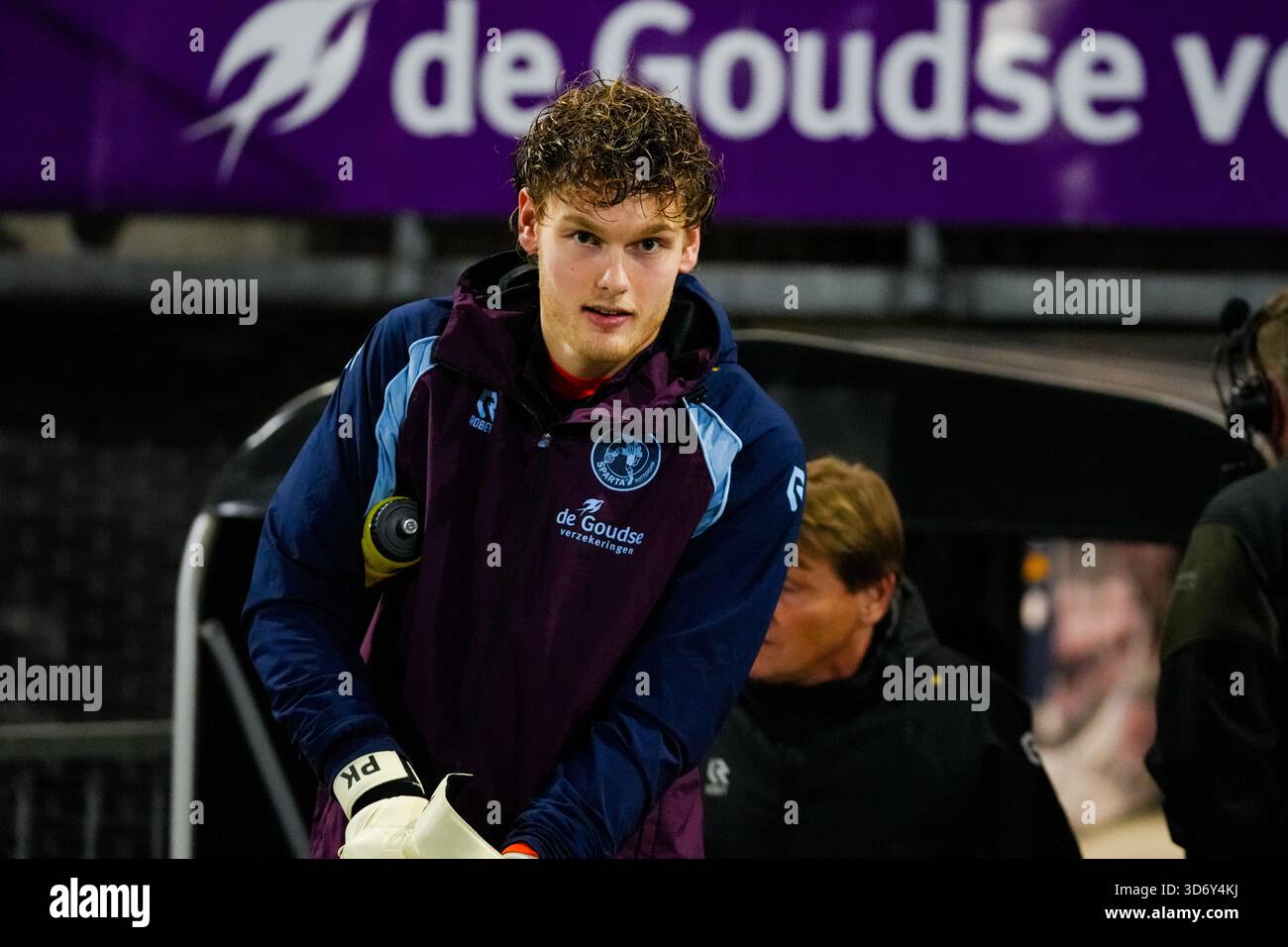 Rotterdam - Goalkeeper Pascal Kuiper of Sparta Rotterdam during the ...