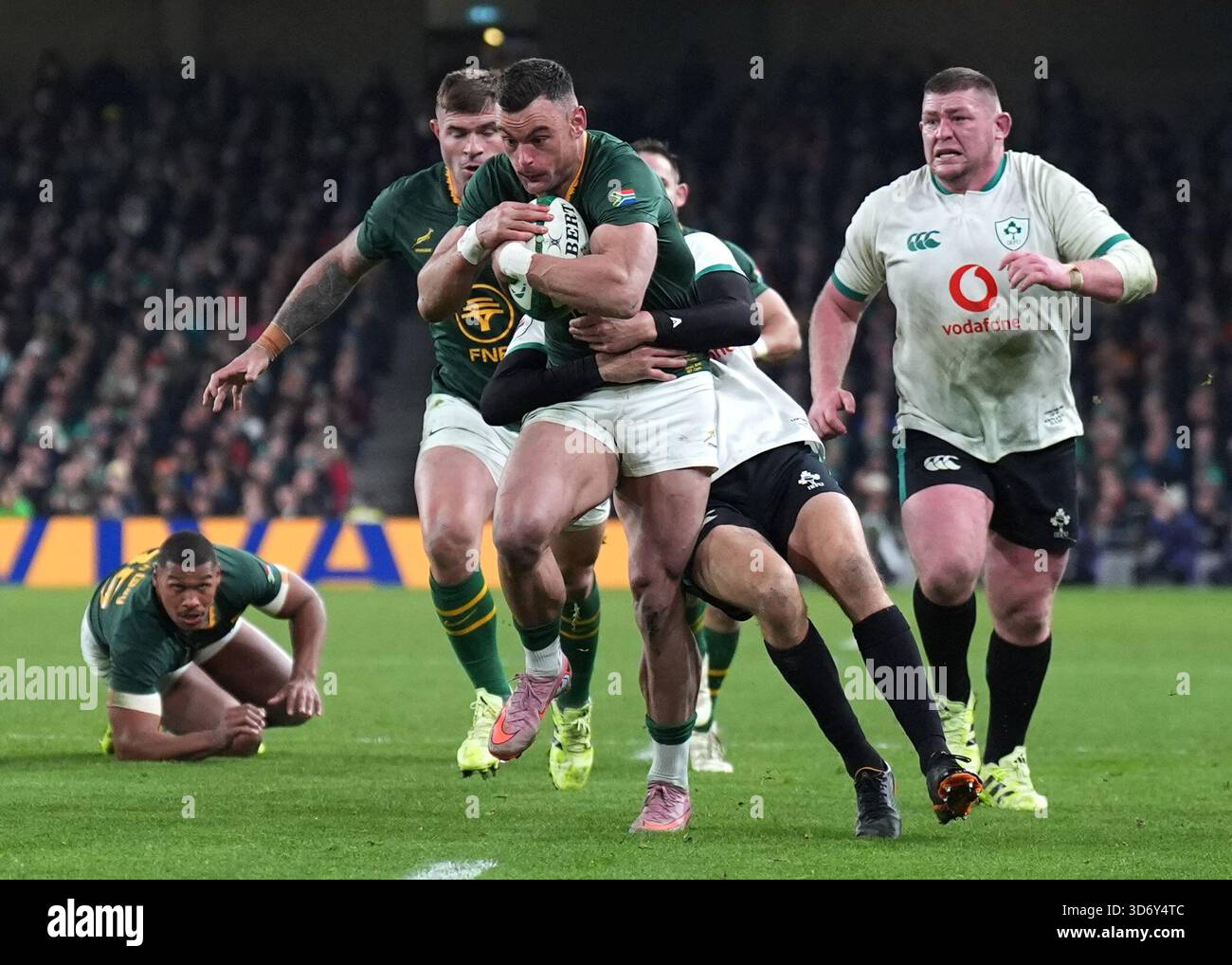 South Africa's Jesse Kriel in action during the Quilter Nations Series ...