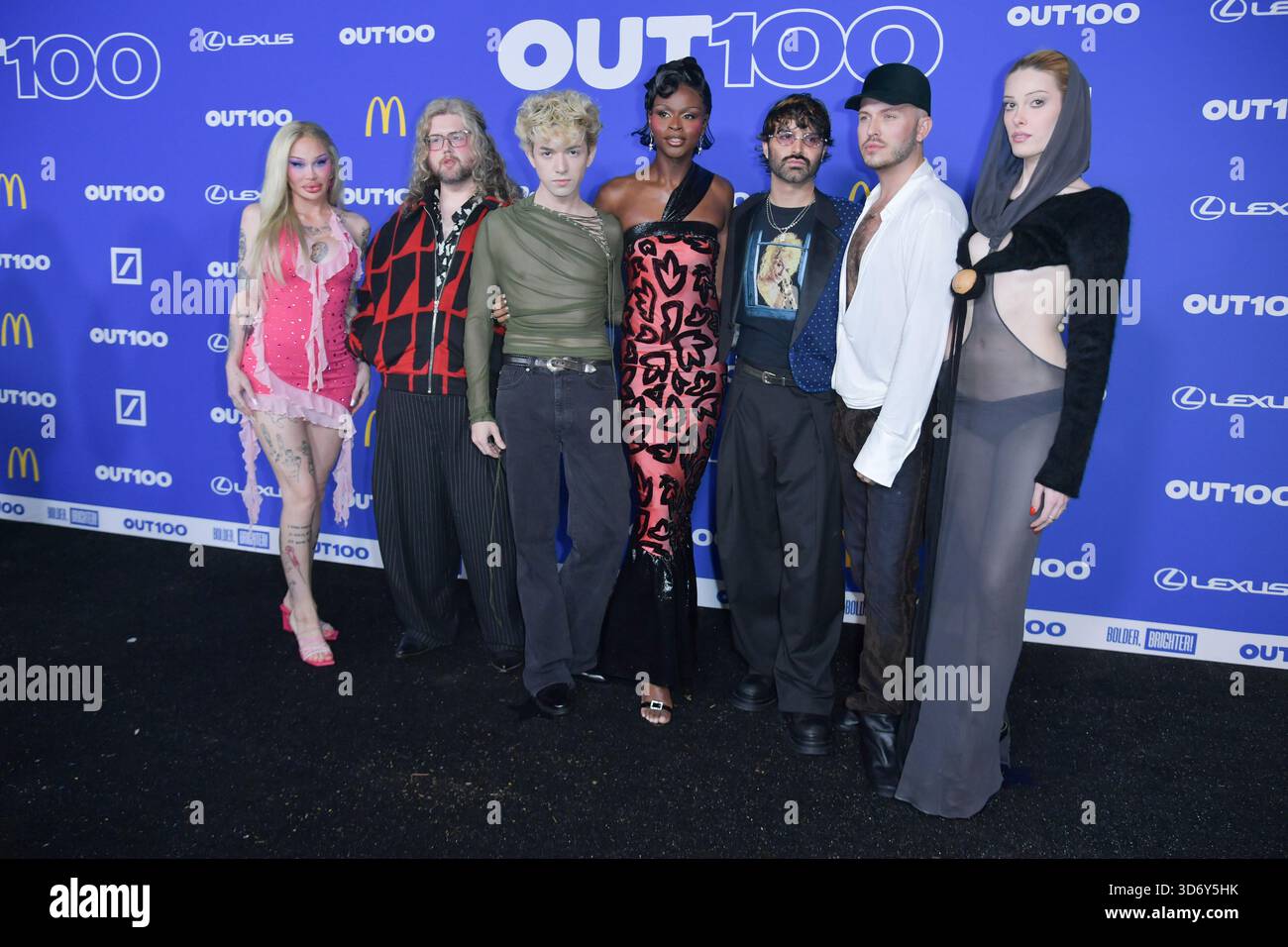 Riley Holden, from left, Grant Vanderbilt, Caleb Feeney, Symone, Hunter ...