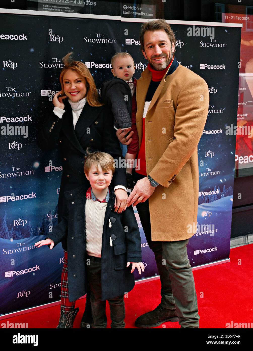 London, England, 22 November 2025: Chris Robshaw, Camilla Kersiake, two ...